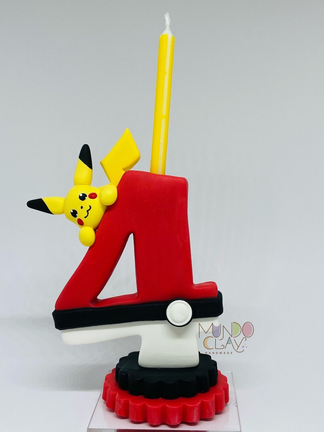 Pokemon Birthday Candle, Pokemon Cake Topper, Pokemon Keepsake, Pokemon ...