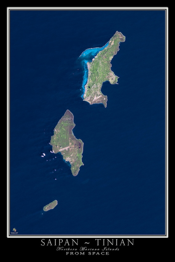 Saipan Map Clipart