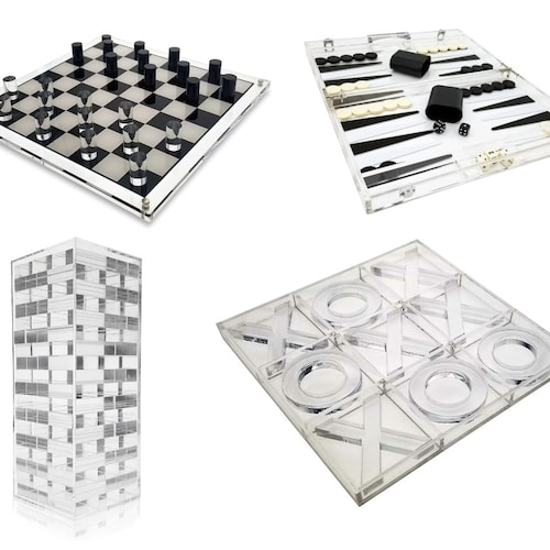 Custom Acrylic Tic Tac Toe Set - Etsy