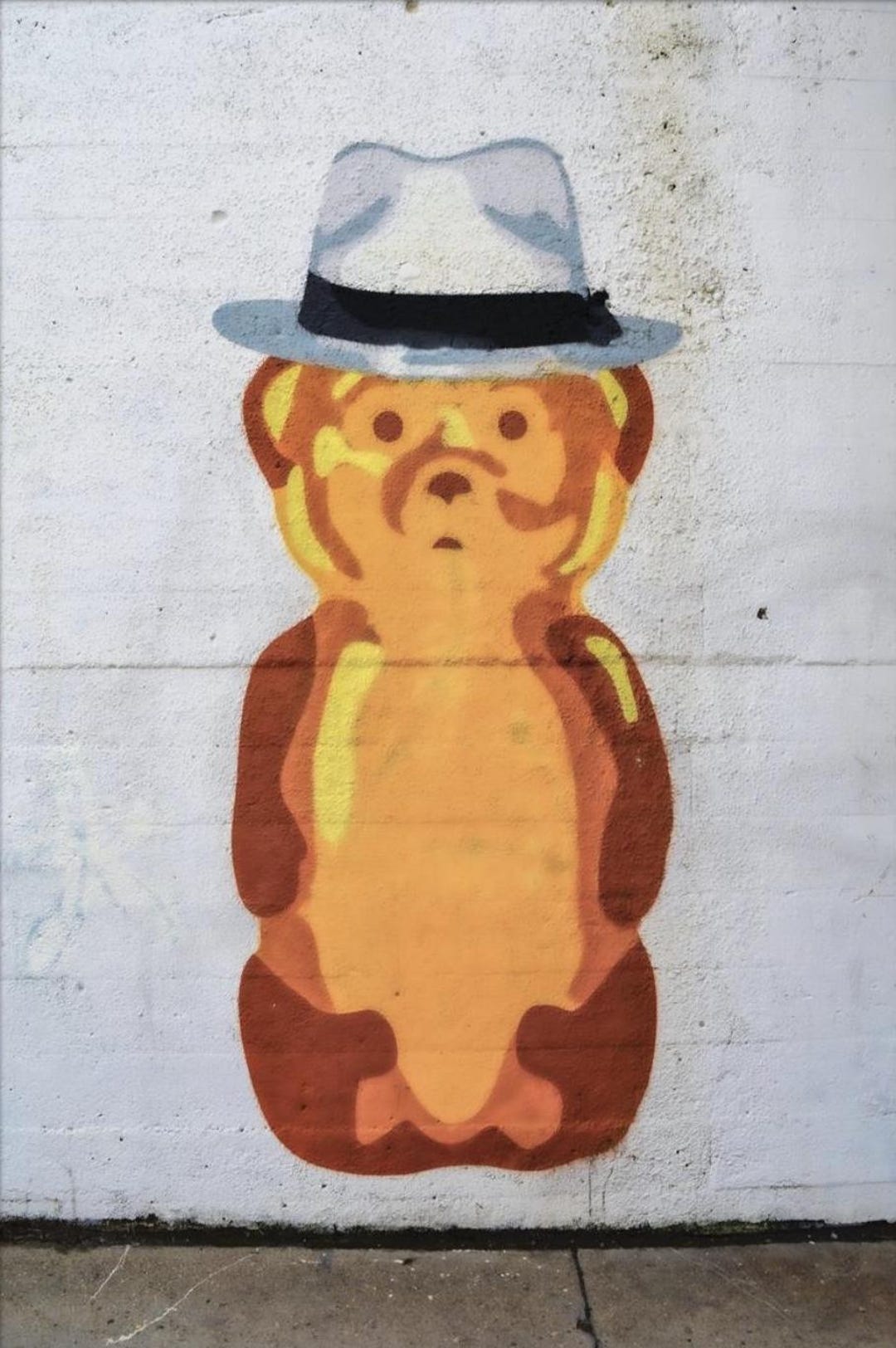 Chicago Capone Honey Bear Mural - Print - Etsy