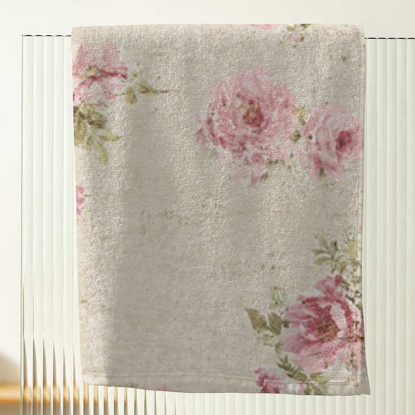 Floral Bath Towel - Etsy