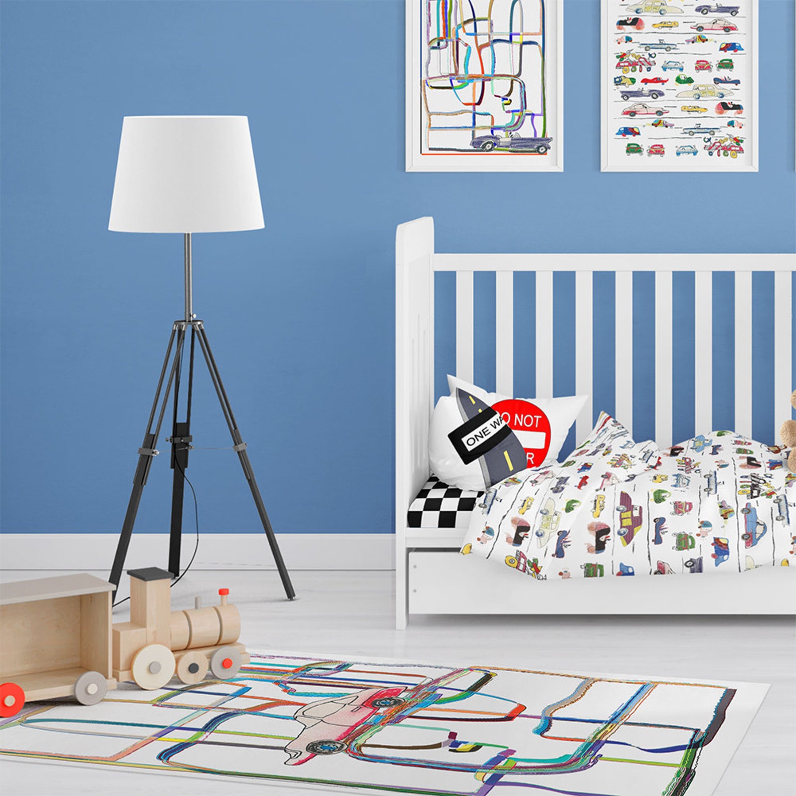 Boys rug CARS play mat boy nursery decor CARS rug kids rugs | Etsy