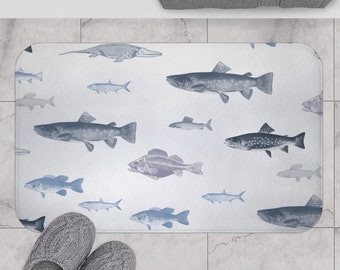 Fishing Bath Rug - Etsy