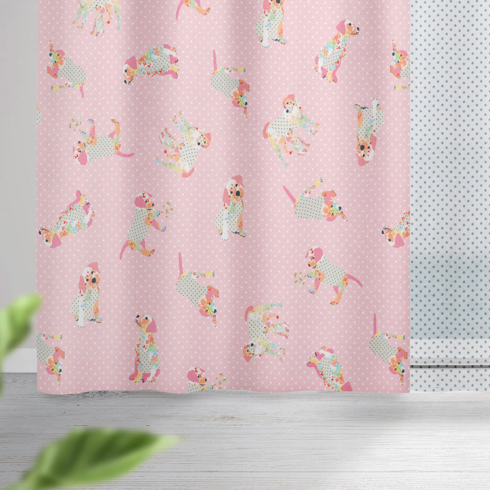 Puppy Dog Window Curtains Sheer Curtains or Blackout Curtains | Etsy