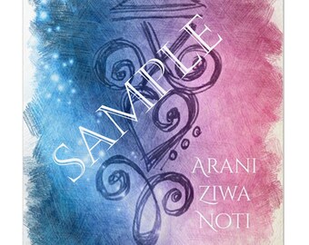 Honesty Symbol Zibu Activator Laminated Card | Etsy