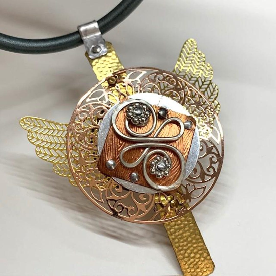 Truth, Zibu Symbol, Mixed Metals, Necklace - Etsy