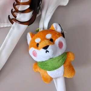 Shiba Inu Plush Keychain - Etsy