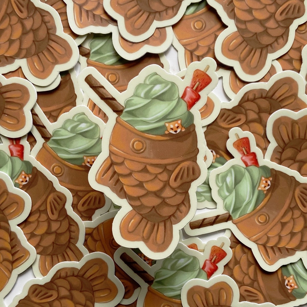 Taiyaki With Shiba Inu Sticker - Etsy