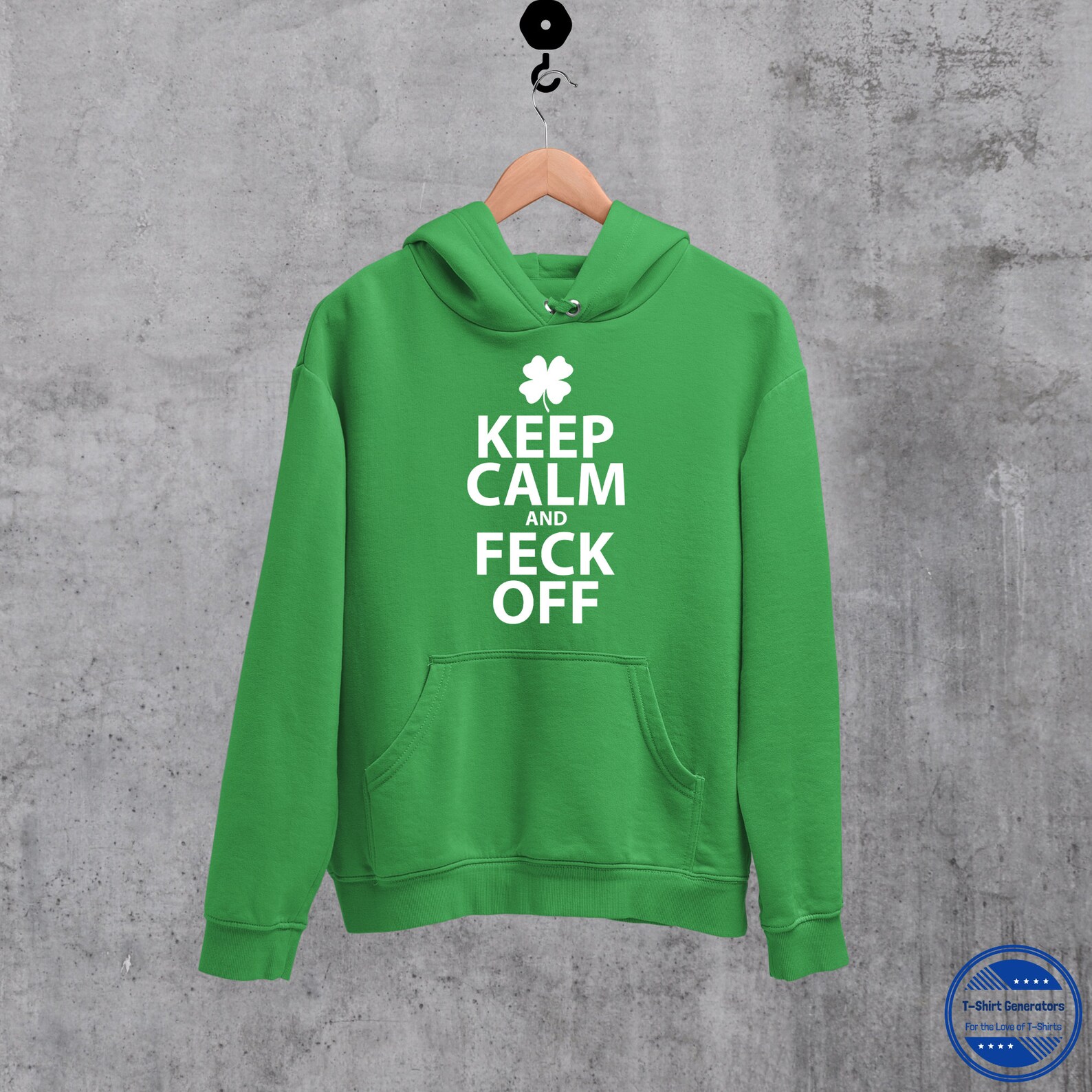 Keep Calm and Feck off Hoodie, Funny Father Ted TV Series Fan Sweater ...