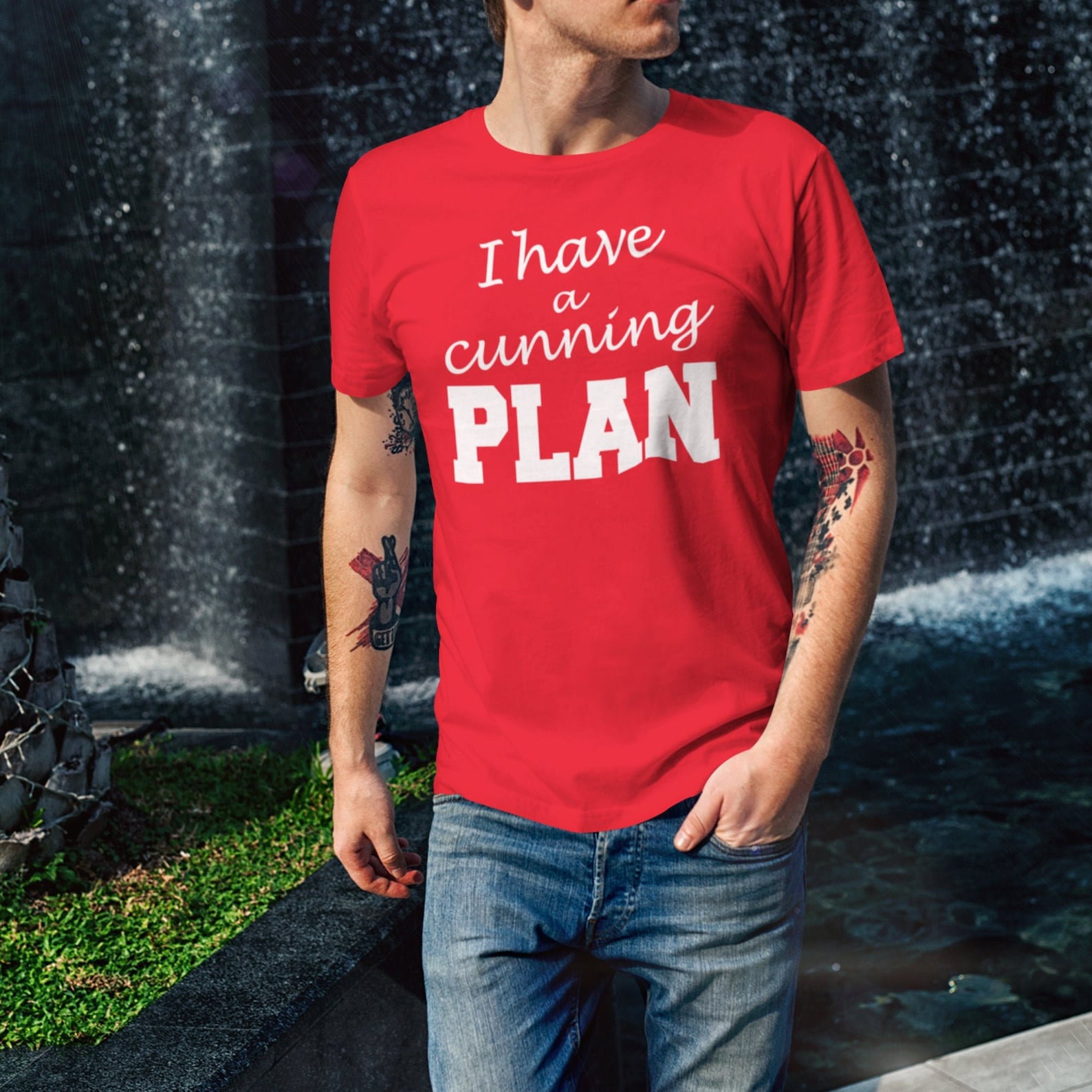 I Have A Cunning Plan T-shirt, Funny Graphic Tee, Baldrick Shirt, TV ...