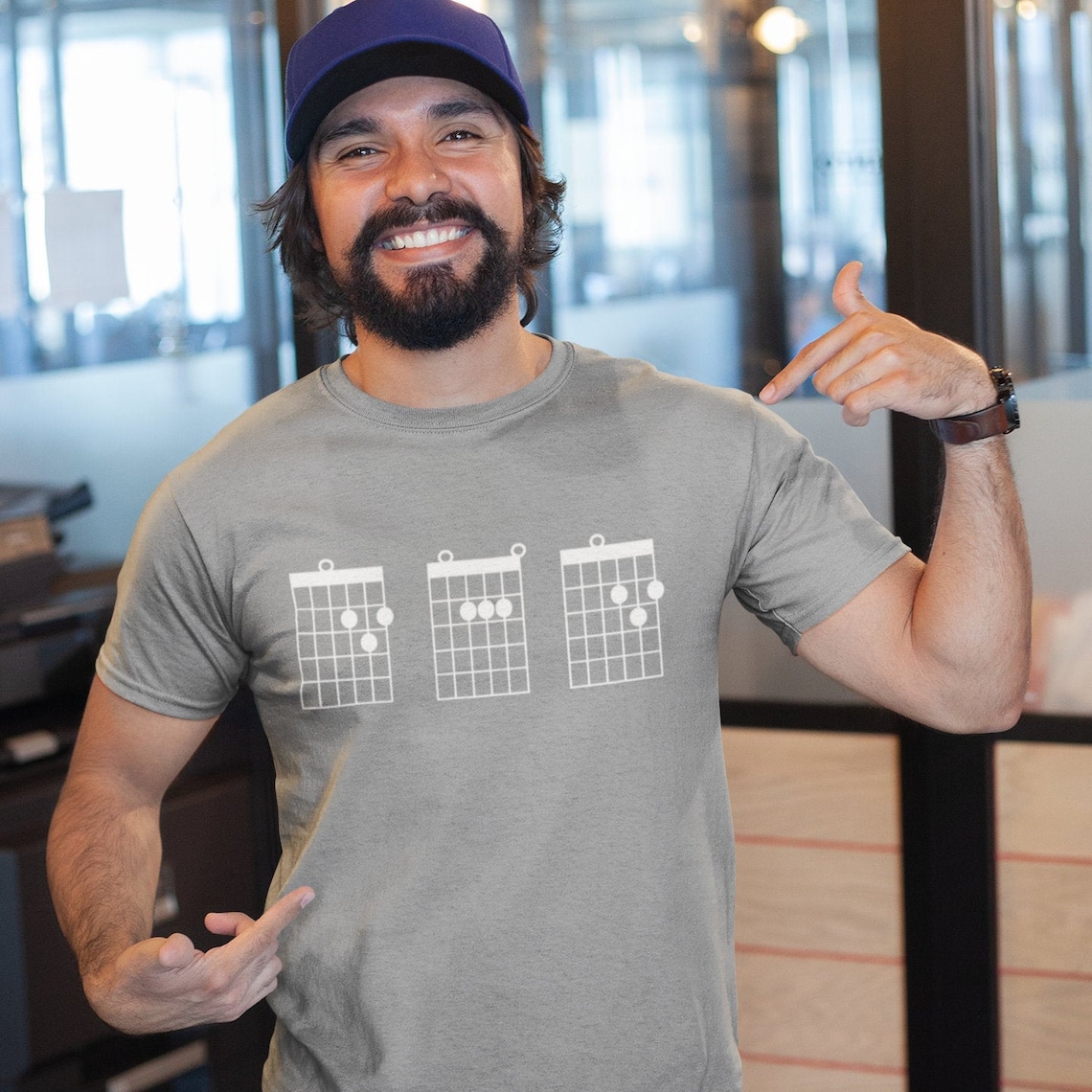 Dad Guitar Chords Shirt, Guitar Dad Shirt, Dad Shirt, Guitarist Shirt ...