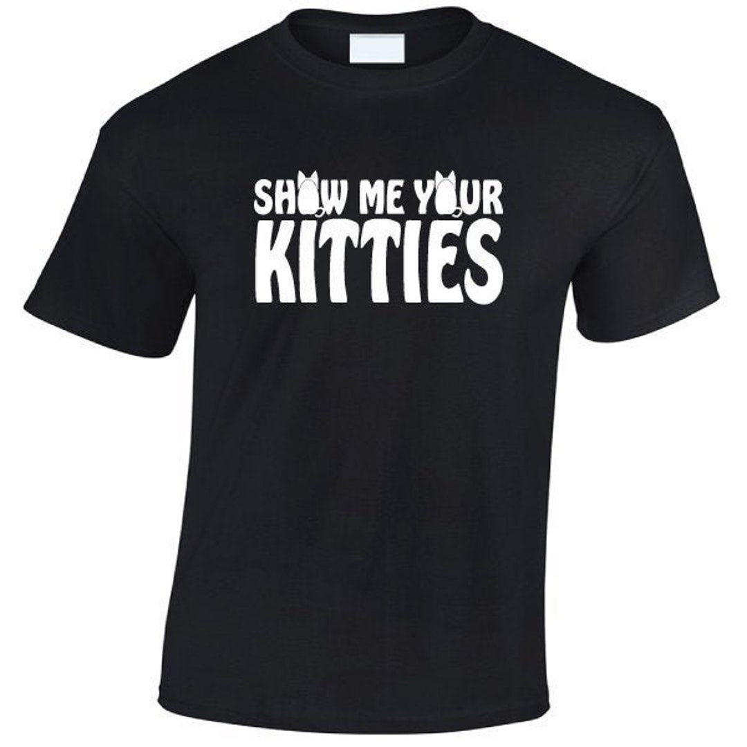 Muéstrame tu camiseta de gatitos. Camisa de gato graciosa. - Etsy España