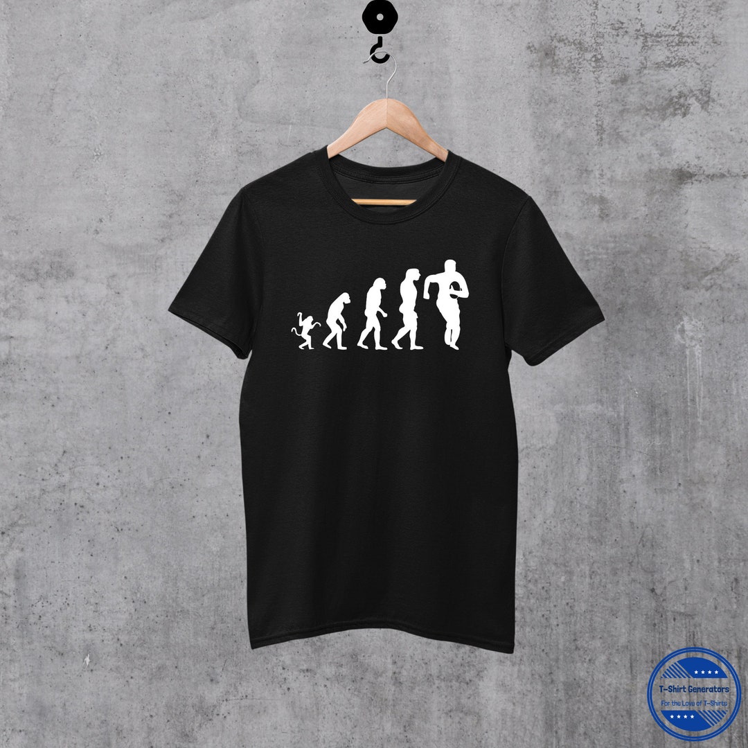 Evolution Rugby Shirt, Rugby Evolution Shirt, Rugby Gifts for Rugby ...