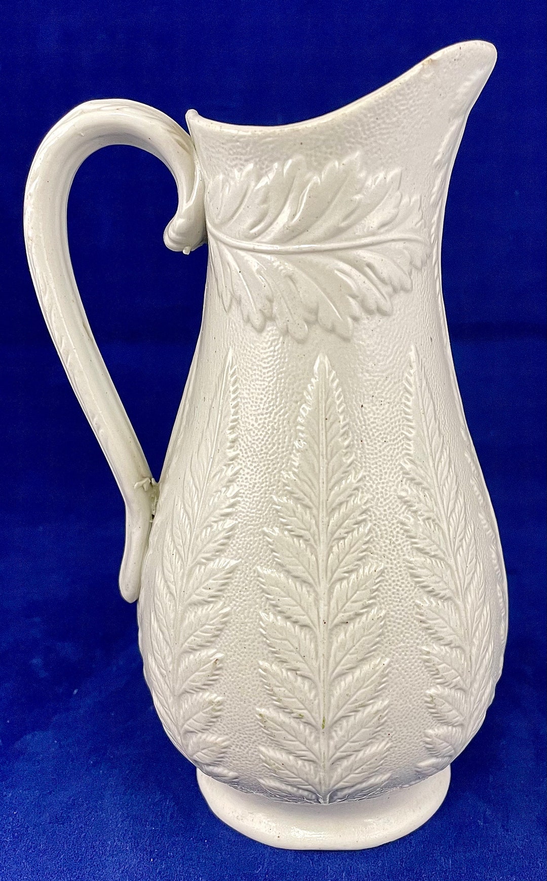 Antique Dudson Stoneware Pitcher: Fern Frond Design, Circa 1865 - Etsy