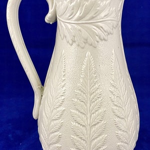 Antique Dudson Stoneware Pitcher: Fern Frond Design, Circa 1865 - Etsy