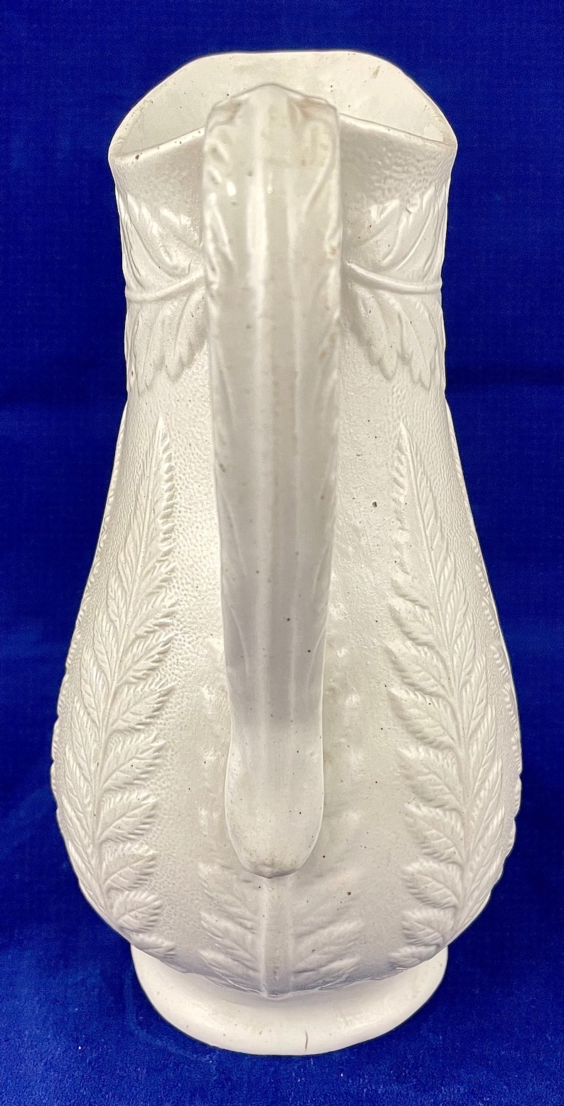 Antique Dudson Stoneware Pitcher: Fern Frond Design, Circa 1865 - Etsy