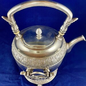 Antique 19th Century Gorham Neoclassical Silverplate Tea or Hot Water ...