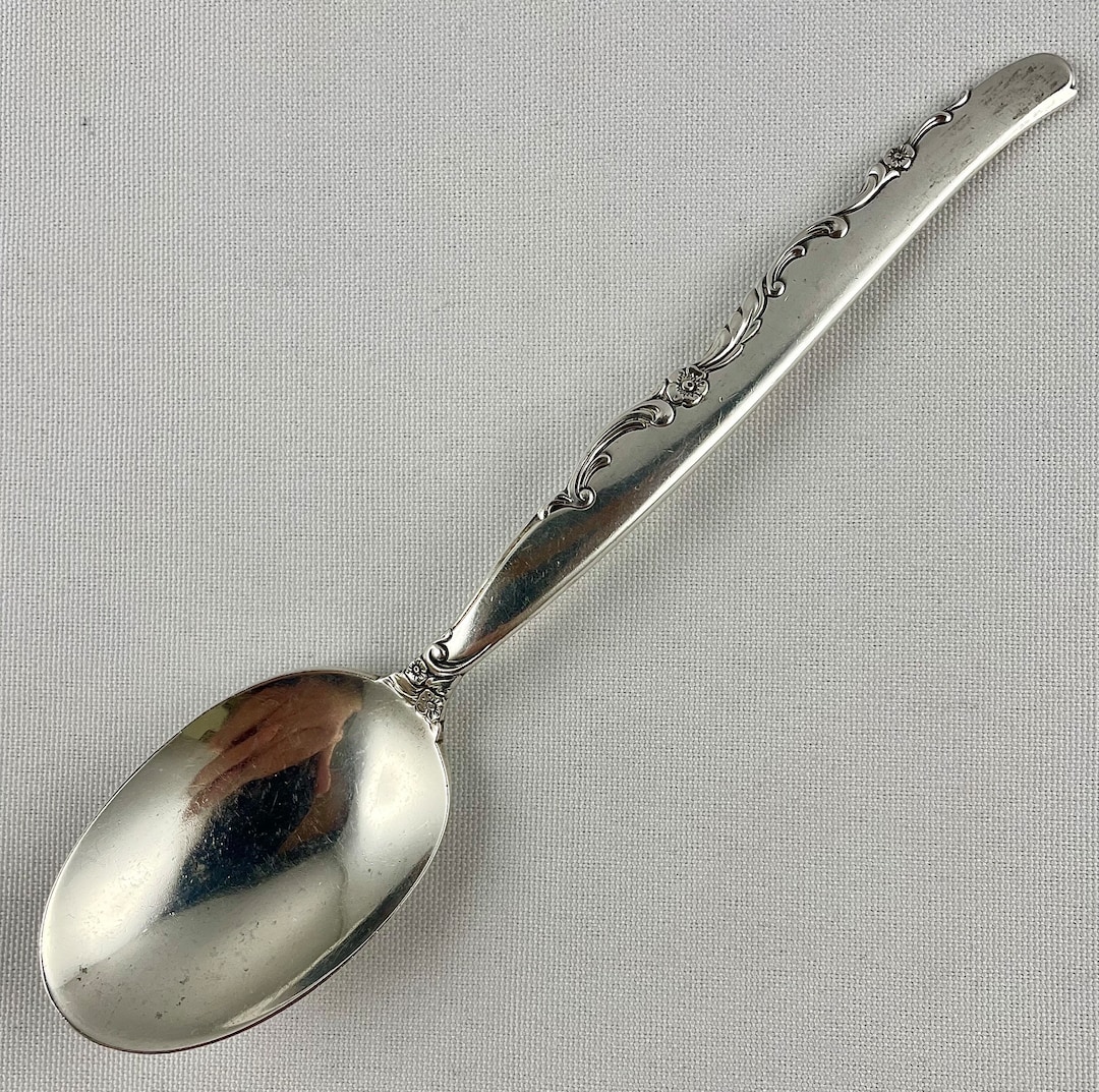 Mid-century Modern Heirloom Sterling by Oneida Sterling Silver Teaspoon ...