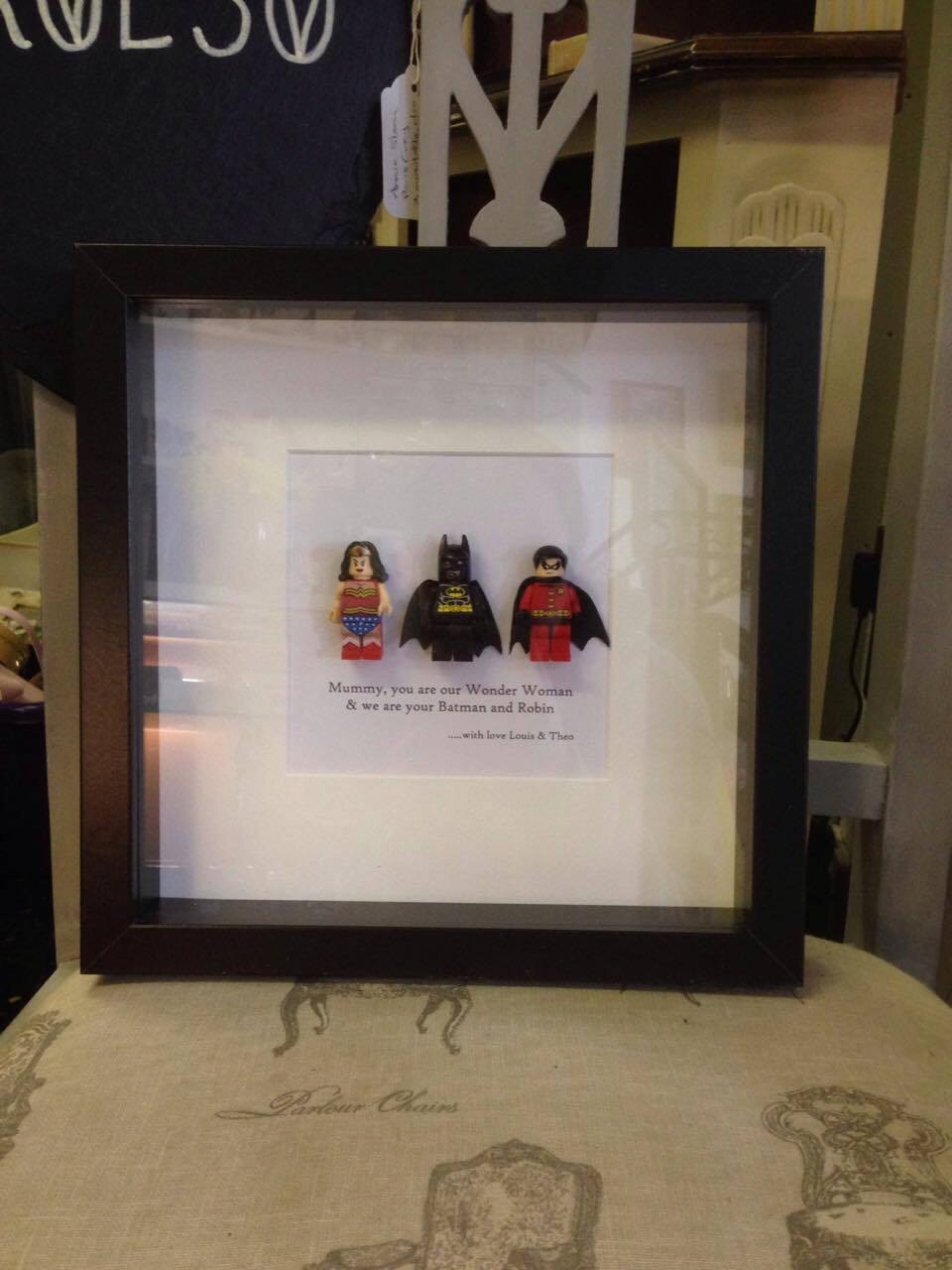 Batman & Robin Frame Superhero Dad Birthday Personalised - Etsy UK
