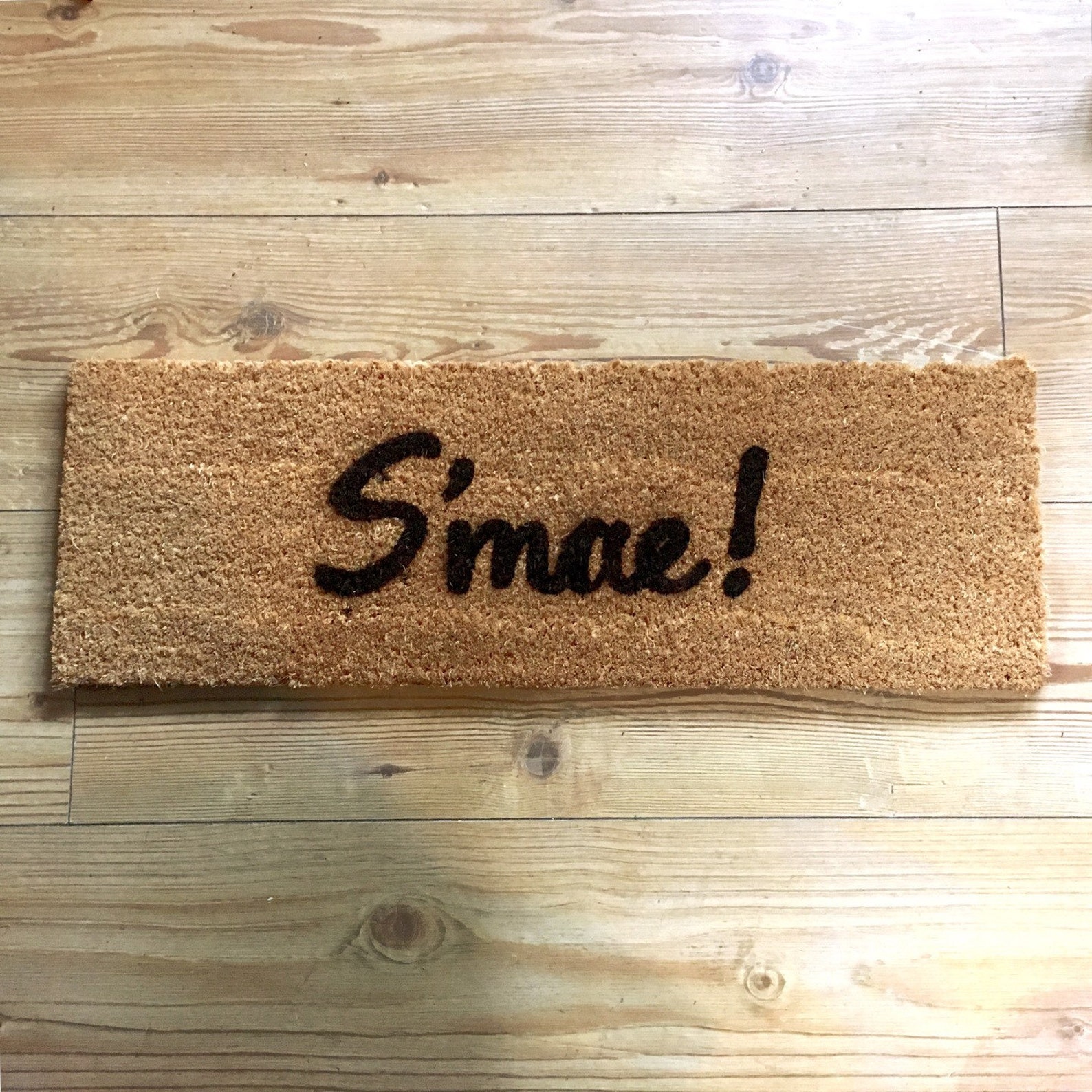 Smae Natural Coir Welsh Hello Door Step Mat Welcome Mat - Etsy UK