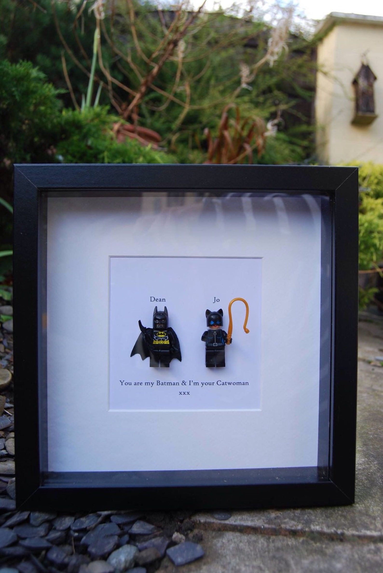Batman & Robin Frame Superhero Dad Birthday Personalised - Etsy UK