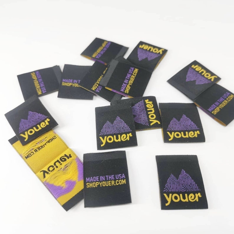 500 Custom Woven Labels Clothing Main Label Side Labels Care - Etsy