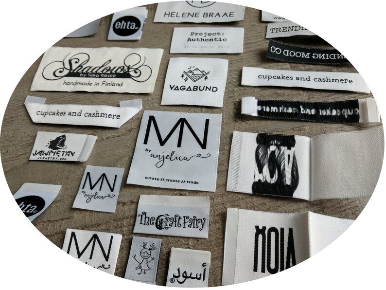 Custom Clothing Labels 1000 High Quality Garment Woven - Etsy