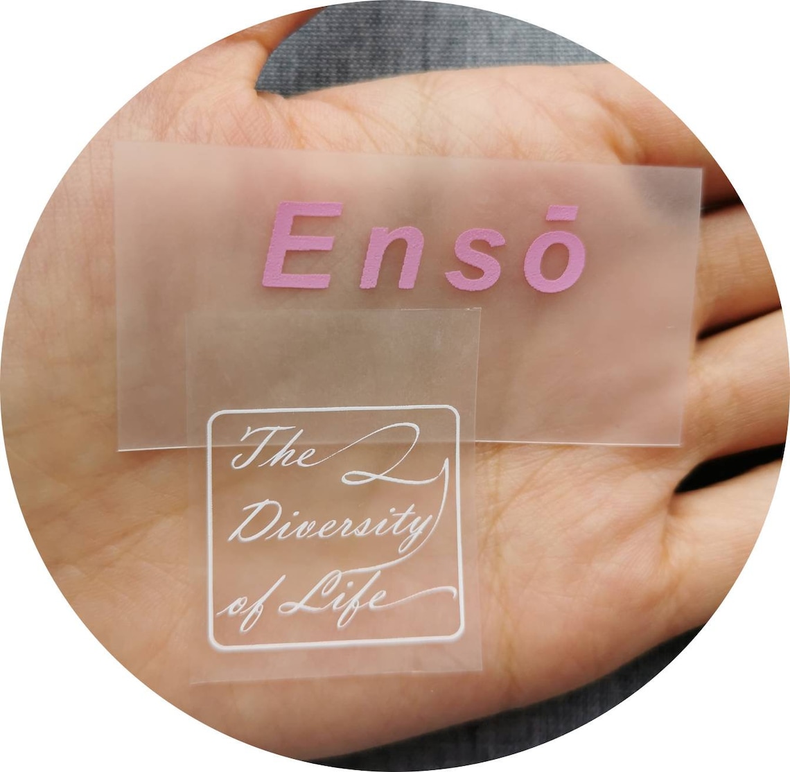 Custom Printed Transparent Plastic Labels 1000pcs | Etsy