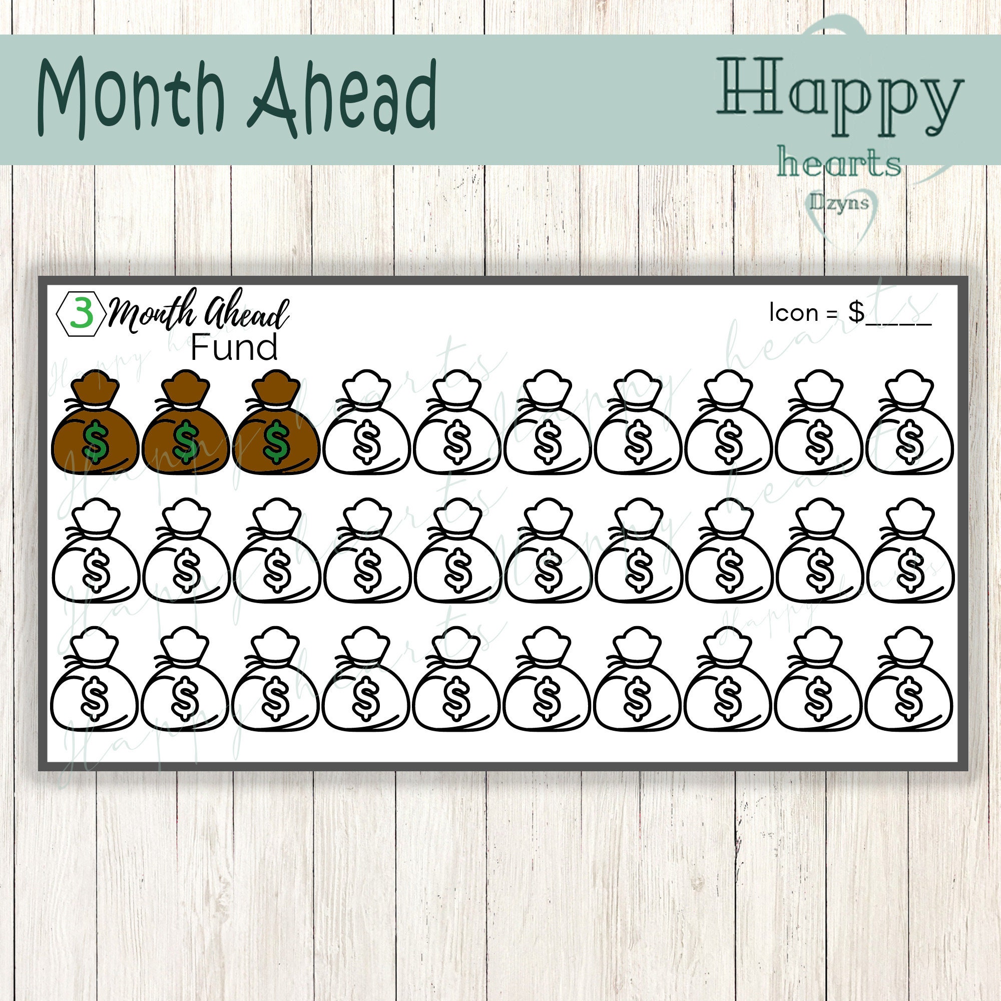 Month Ahead Savings Challenge Printable Fits In A6 Budget Binder Budget month-ahead-savings-challenge-printable-fits-in-a6-budget-binder-budget