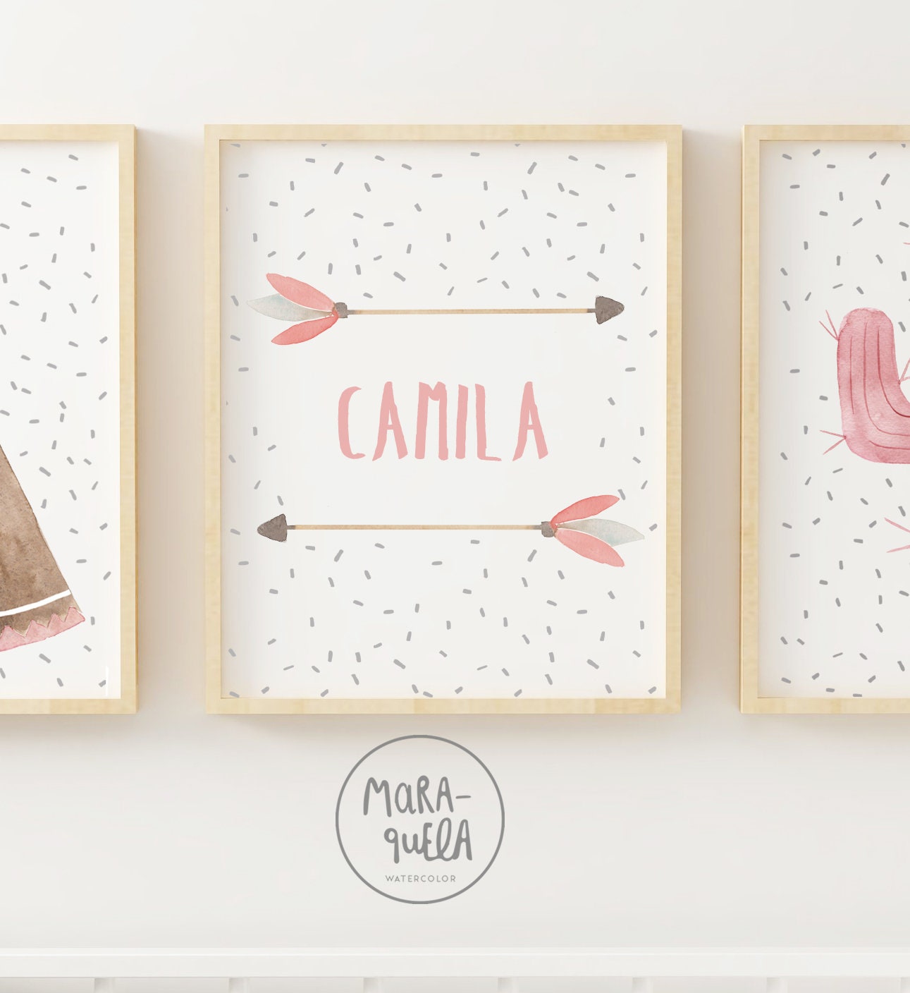 Pink ARROWS For baby baby girl Tribal style Arrows | Etsy