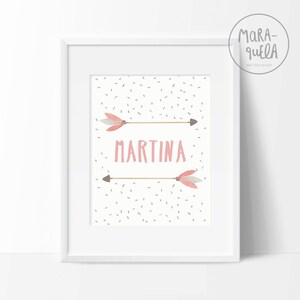 Pink ARROWS - for Baby, Baby Girl - Tribal Style - Arrows, Watercolor ...