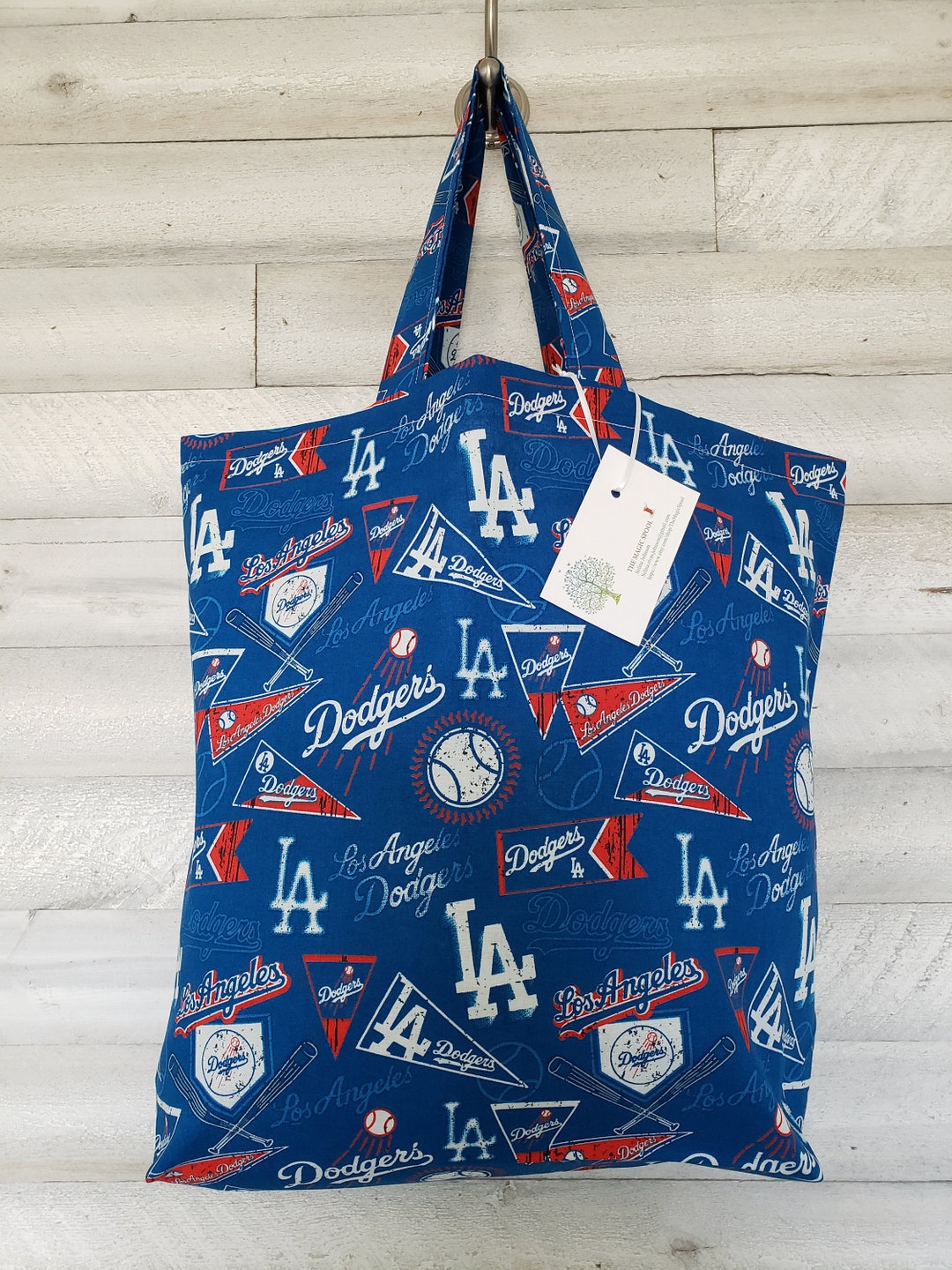 LA Dodgers Reusable Cloth Shopping Tote Bag, Fan Gift - Etsy