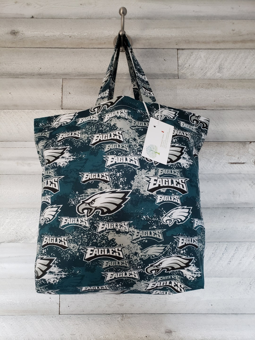 Philadelphia Eagles Reusable Cloth Shopping Tote Bag Fabric - Etsy