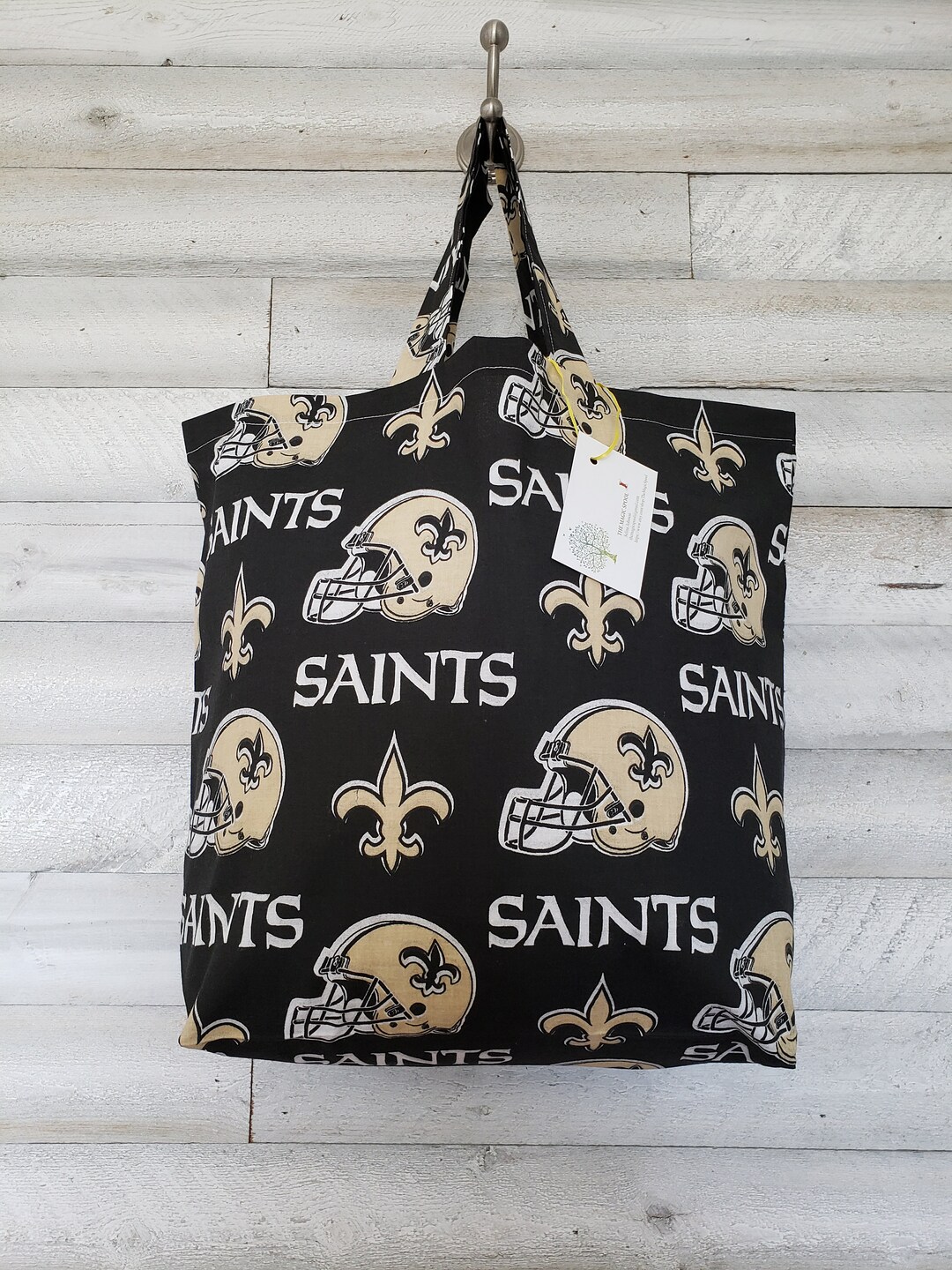 New Orleans Saints Reusable Cloth Shopping Tote Bag and Sunglasses Case ...