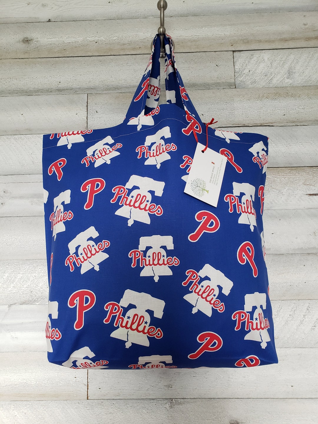 Philadelphia Phillies Baseball Reusable Fabric Shopping Tote Bag ...