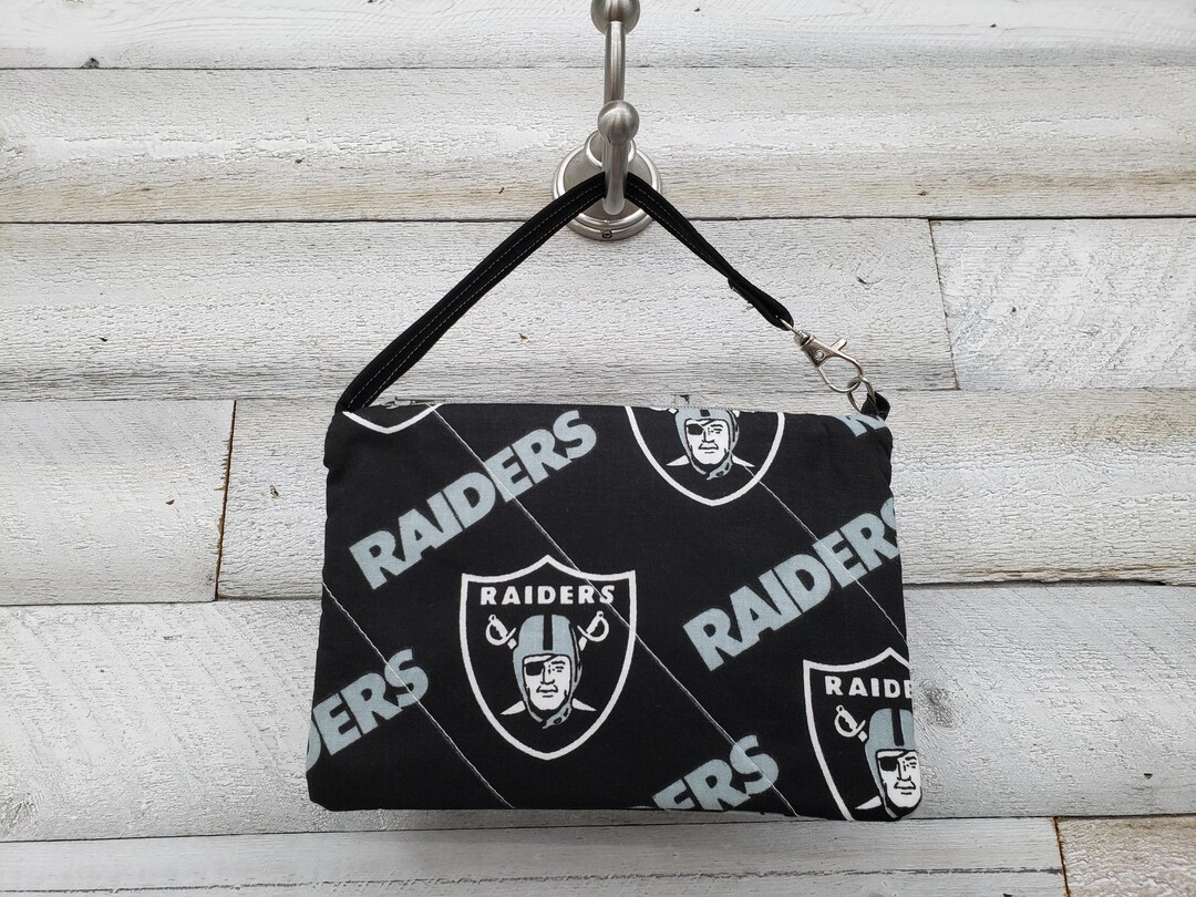 Las Vegas Raiders Mini Purse Caddy: Quilted Travel Bag - Etsy