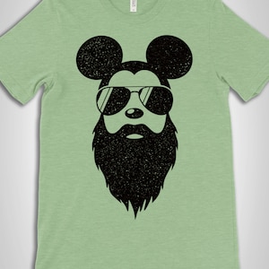 Mickey Beard Shirt, Disney Beard Shirt, Men's Disney Shirt, Disney Dad ...