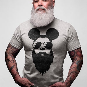 Mickey Beard Shirt, Disney Beard Shirt, Men's Disney Shirt, Disney Dad ...