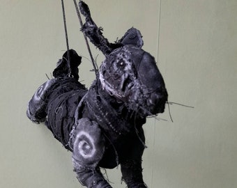 Black Rabbit Sculpture - Etsy