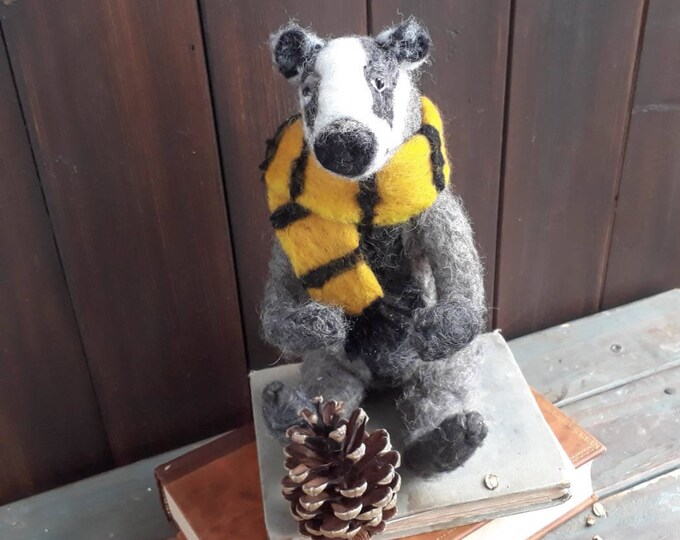 Hufflepuff Badger, Badger Sculpture, Harry Potter Inspired Gift ...