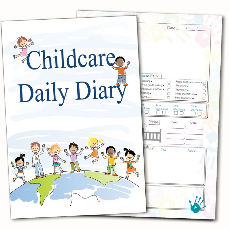 Childminders Diary Nursery Diary EYFS Early Years Daily | Etsy