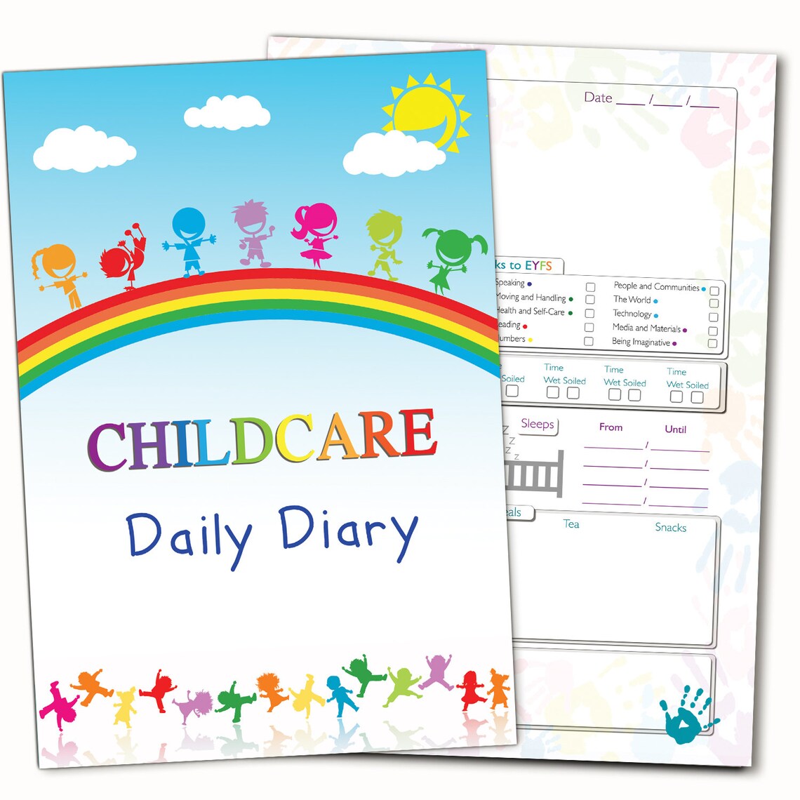 Childminders Diary Nursery Diary EYFS Early Years Daily | Etsy Australia