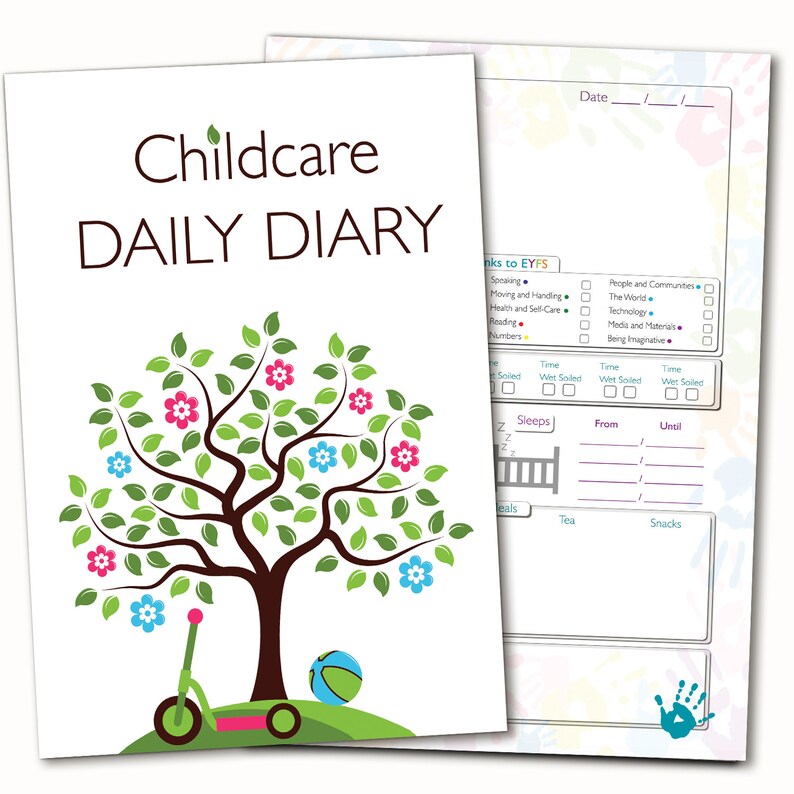EYFS Early Years Daily Diary Record Book Childminding Log | Etsy UK