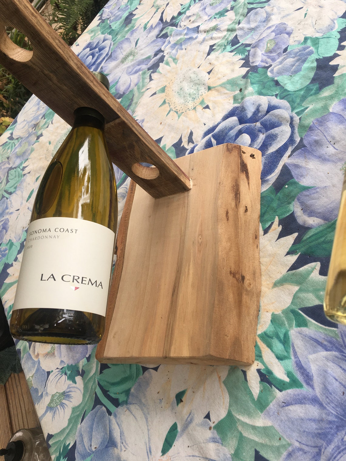 Rustic Countertop/floor Single Stave & Live Edge 3 or 6 Bottle - Etsy