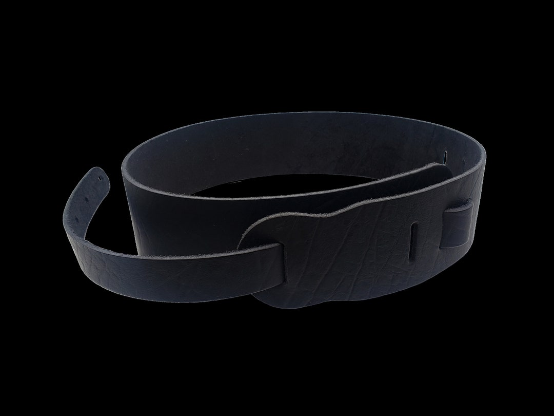 2.5" Black Congo Guitar Strap - Etsy