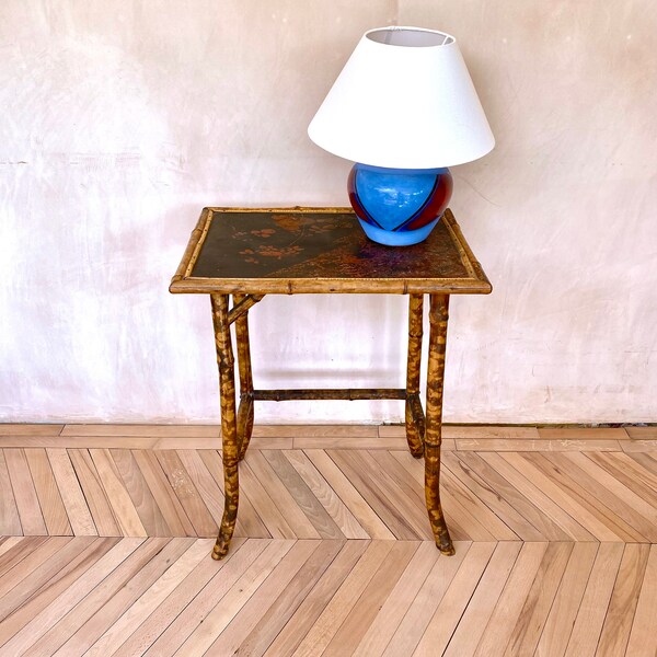 Bamboo Bedside Table - Etsy UK