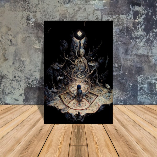 Cryptic Canvas Art - Etsy