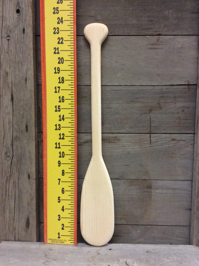 24 Inch Long Unpainted Miniature Wooden Canoe Paddle. | Etsy