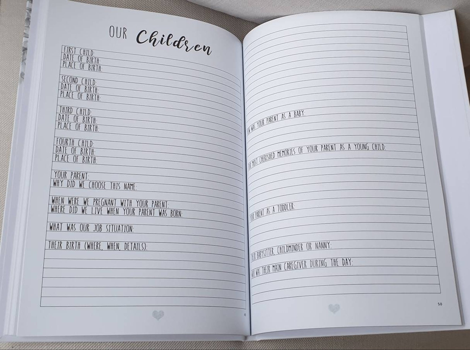 Grandmother Legacy Journal Memory Book A4 - Etsy