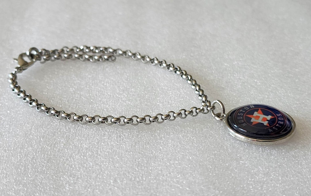 Houston Astros Charm Bracelet - Etsy